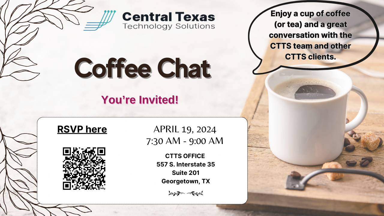 CTTS Coffee Chat - Connecting and Growing Together | CTTS, Inc.